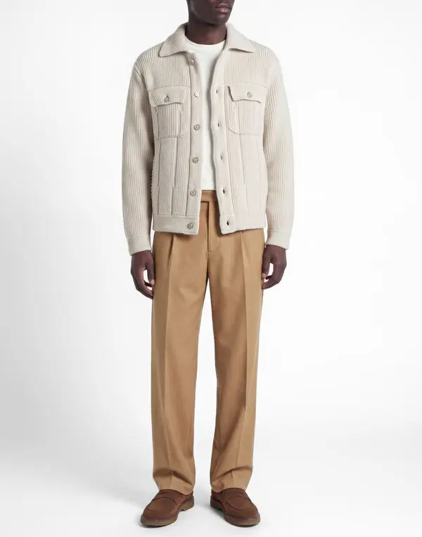 ROBERTO COLLINA Merino Wool And Cashmere Cardigan