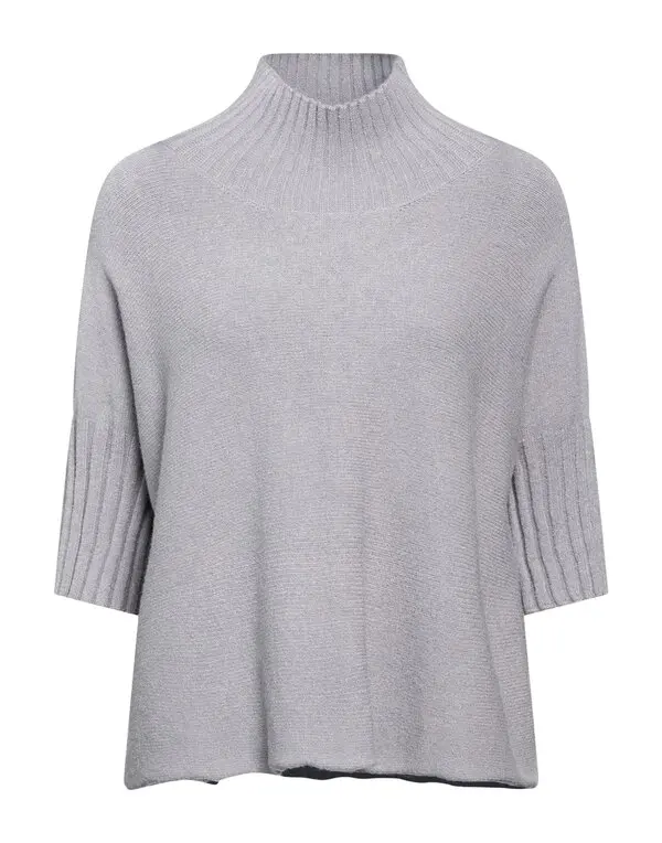 MANILA GRACE Knit Turtleneck - Grey