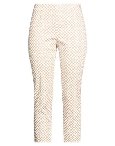 Peserico Pants Light Brown Size Cotton, Elastane - Beige