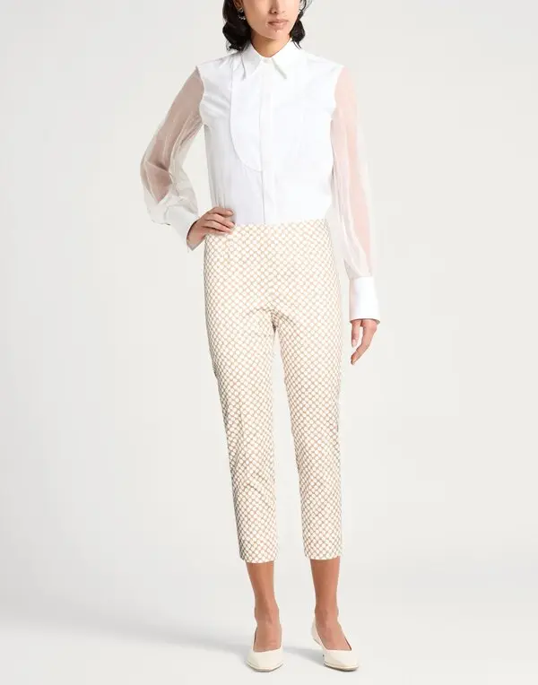 Peserico Polka Dot Tapered Cropped Pants