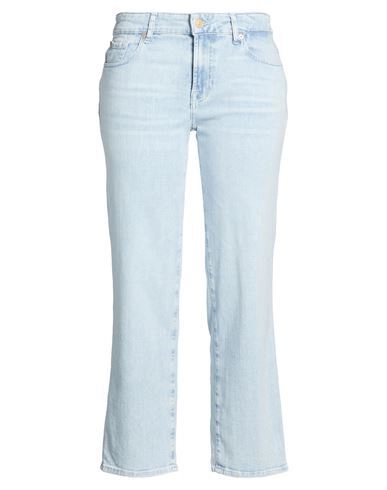 7 For All Mankind Jeans Size Cotton, Elastomultiester - Blue