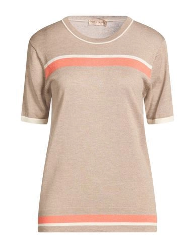 PUROTATTO Silk & Cashmere Knit Sweater - Grey