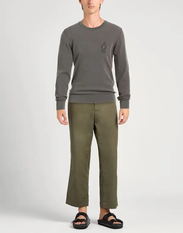 AERONAUTICA MILITARE Cotton And Lyocell Sweater - Grey