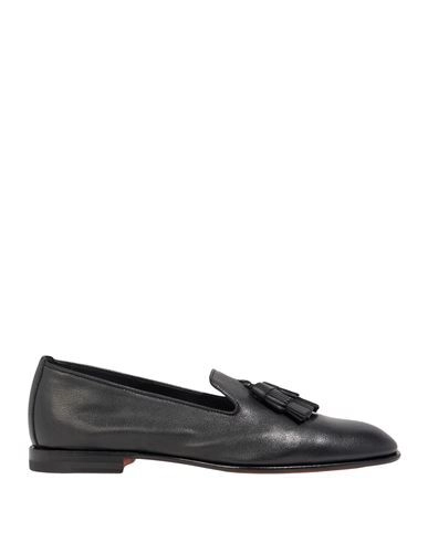Santoni Loafers Size Leather - Black