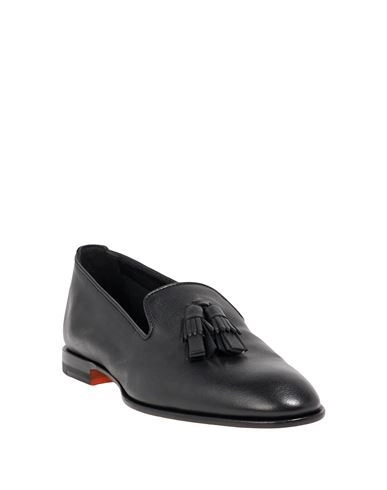 Santoni Leather Tassel Loafers