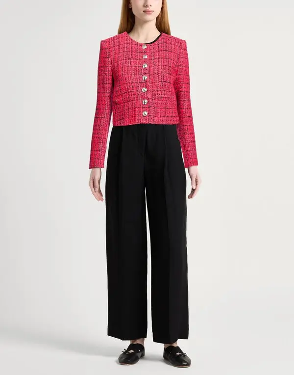 Patrizia Pepe Tweed Bouclé Cropped Jacket