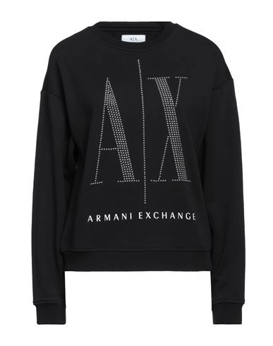 Armani Exchange Sweatshirt Size Cotton, Elastane - Black