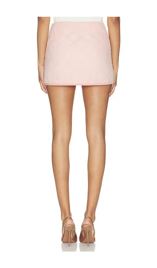 L'academie Quilted Mini Skirt