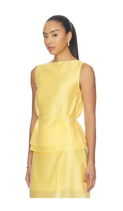 L'academie Ashby Top In Yellow