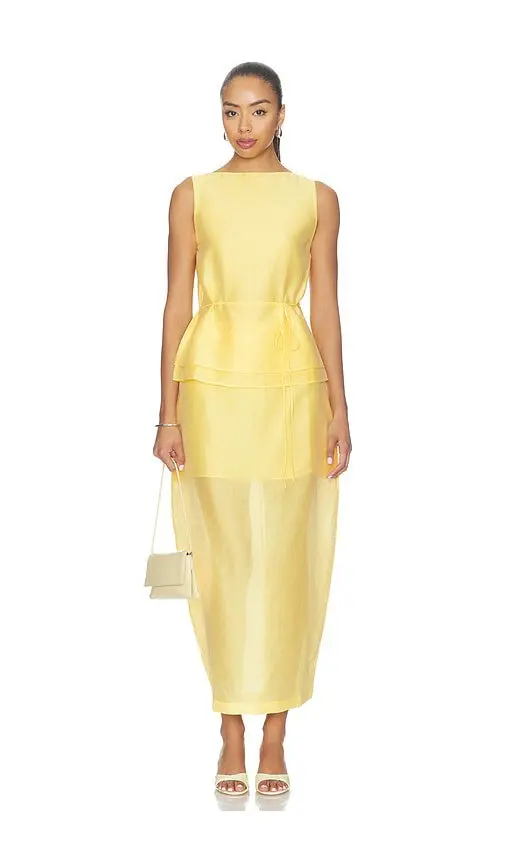 L'academie Ashby Top In Yellow