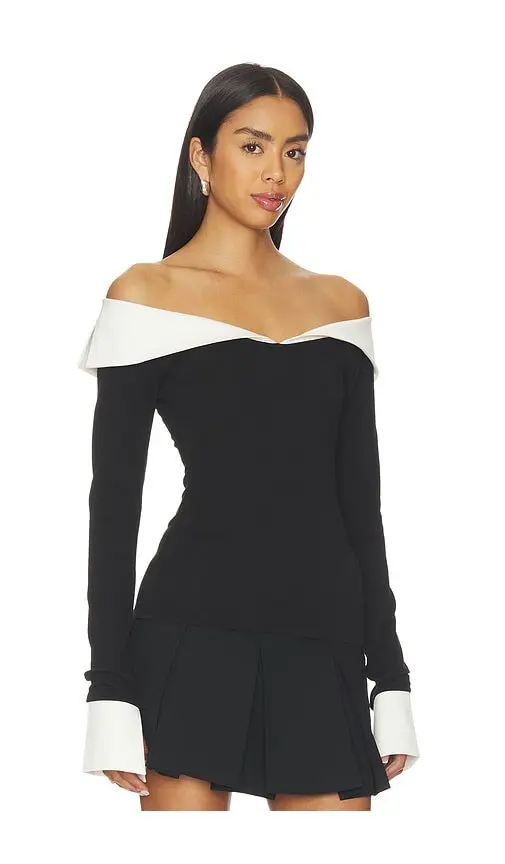 ANONIE Jade Top In ,white