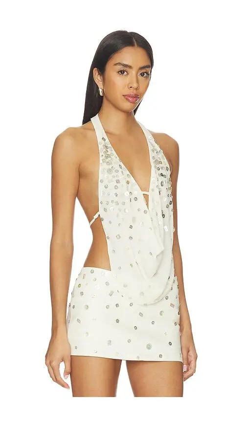 ANONIE Irene Top In White