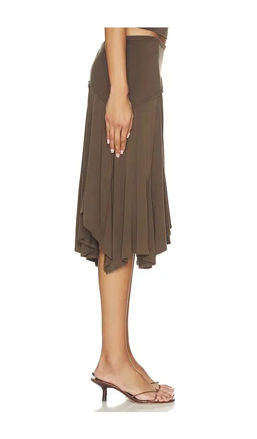 With Jéan X Sharni Asymmetrical Hem Skirt