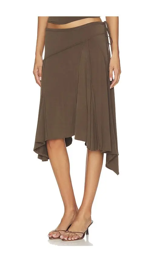 With Jéan X Sharni Asymmetrical Hem Skirt
