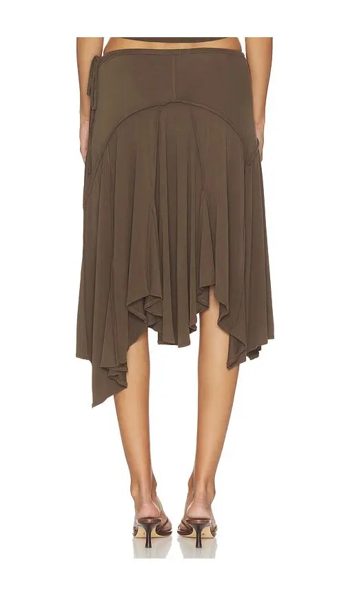 With Jéan X Sharni Asymmetrical Hem Skirt
