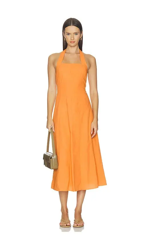 ELODIE THE LABEL Ozara Dress - Orange