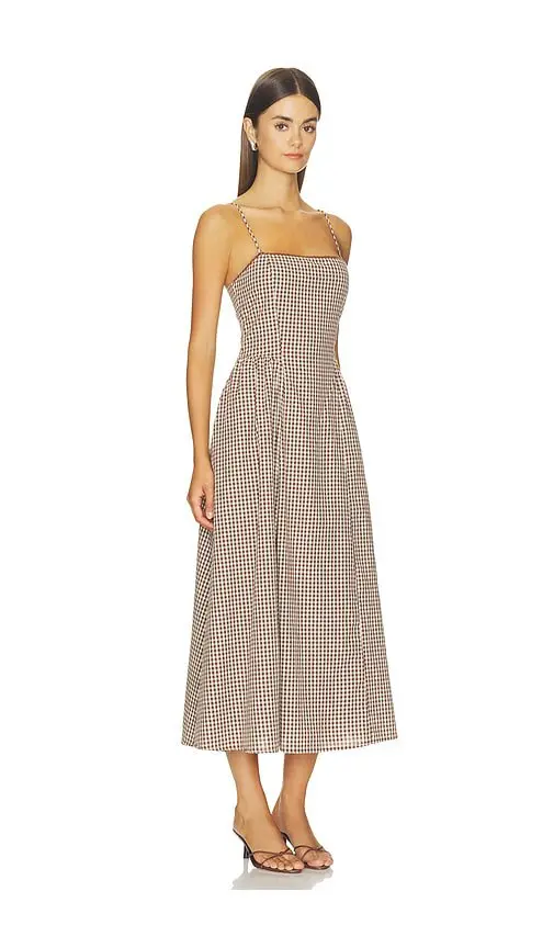 ELODIE THE LABEL Adira Midi Dress