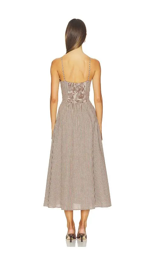 ELODIE THE LABEL Adira Midi Dress