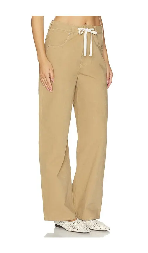 ELODIE THE LABEL Edda Pants In Brown