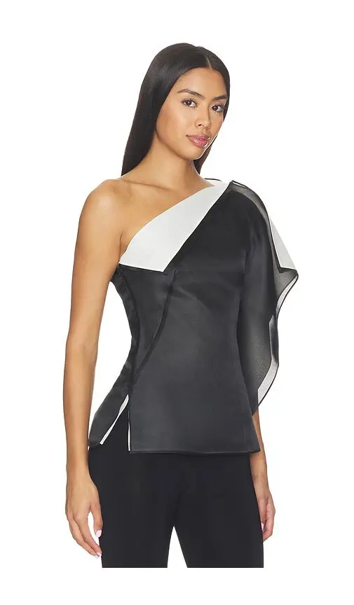 RÓHE Sculptural Double Layered Top