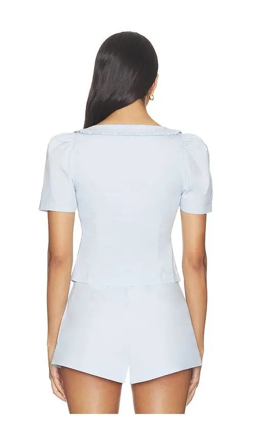 Majorelle Robby Top In Baby Blue