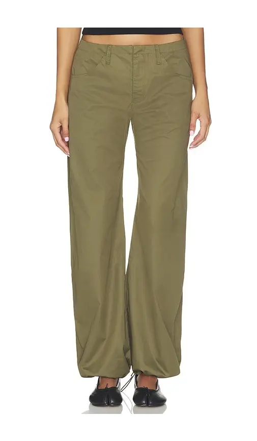 EB DENIM Isla Cinch Pant In Olive