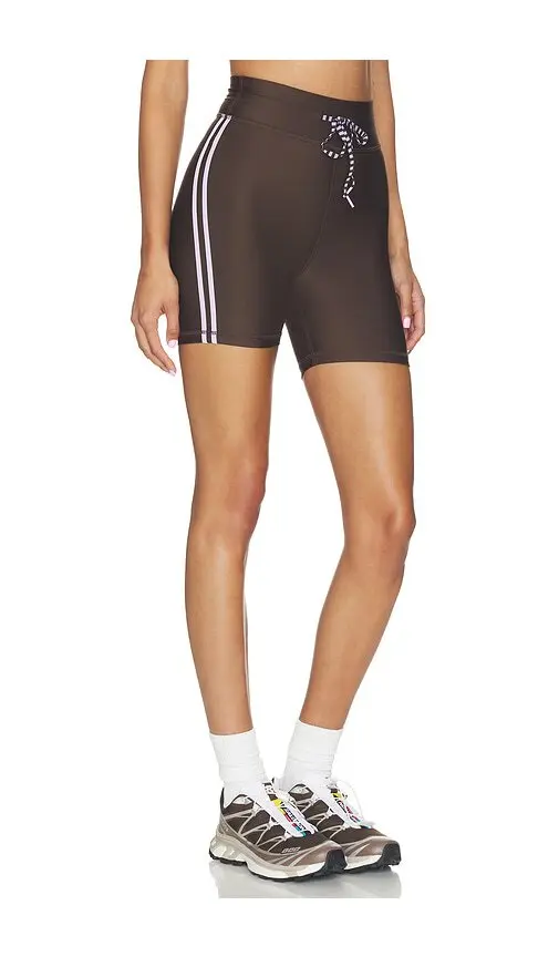 The Upside Oxford 5in Spin Short In Brown