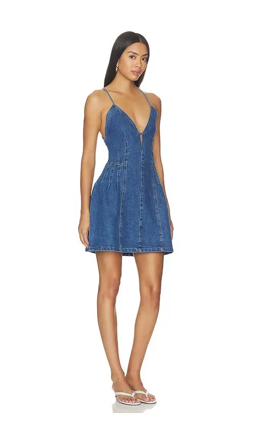 Steve Madden Dianne Dress In Blue