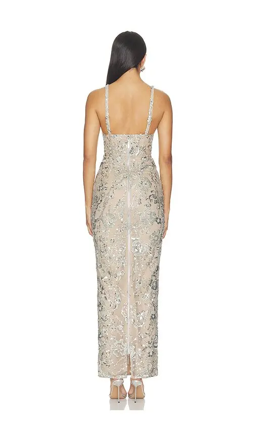 BRONX BANCO Venetian Allegra Maxi Dress