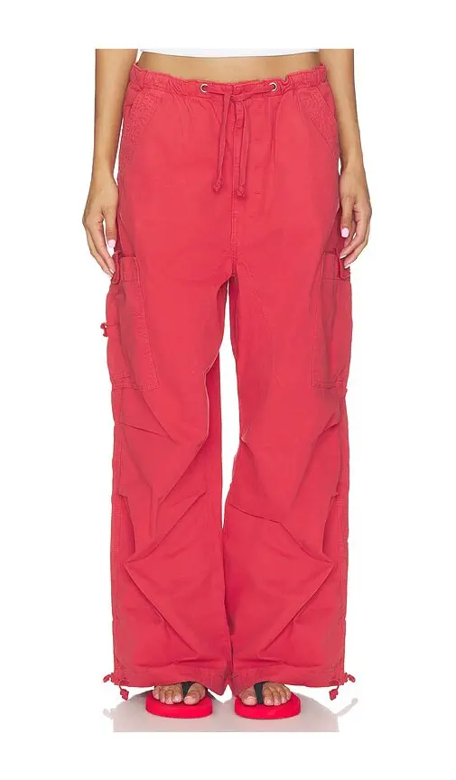JADED LONDON Parachute Trouser - Red