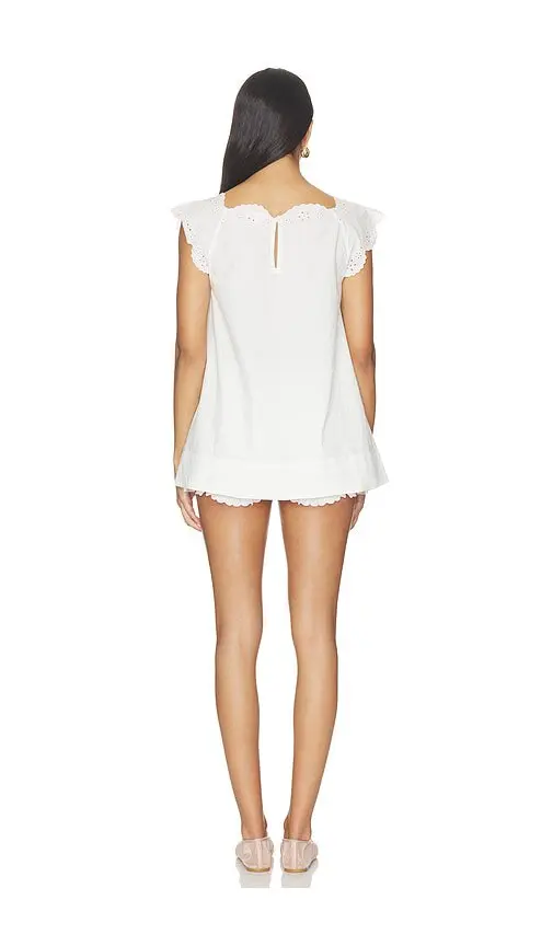 For Love & Lemons Catherine Mini Dress And Bloomer Set