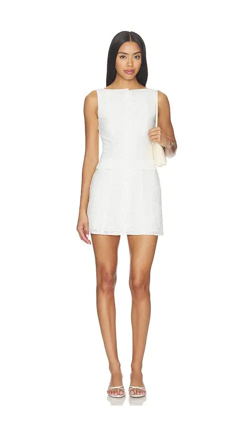 MORE TO COME Winslet Mini Dress - White
