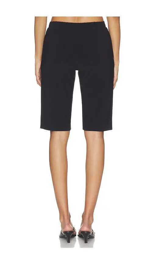 Norma Kamali Flat Front Bermuda Short