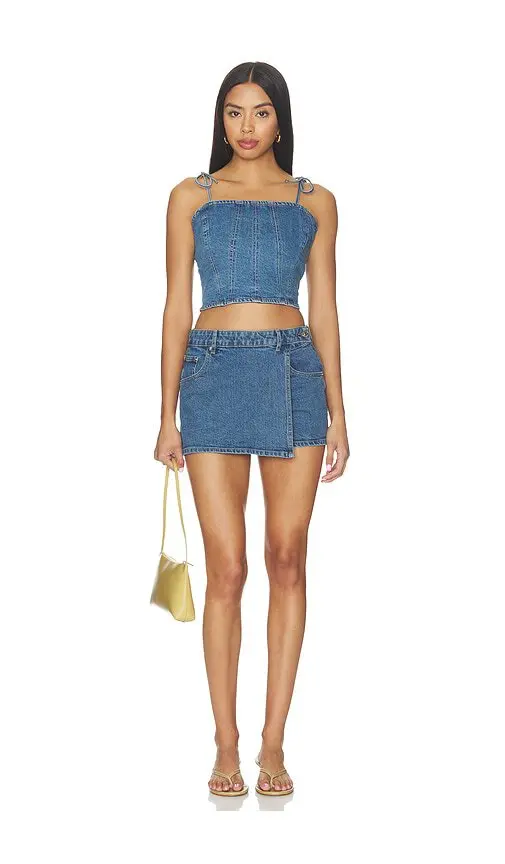Steve Madden Meaghan Top In Blue
