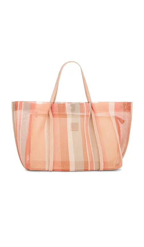 Dolce Vita Aislin Large Mesh Shopper Bag In Pink - Multi