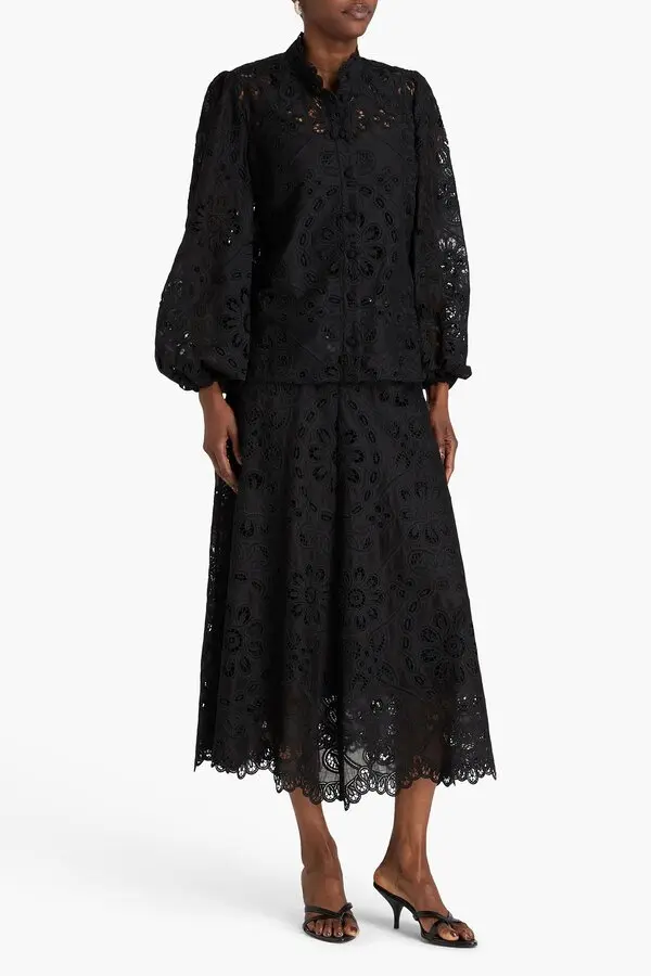 Zimmermann Broderie Anglaise Cotton Blouse
