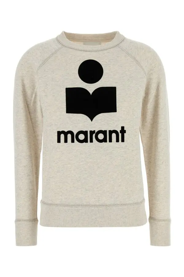 Isabel Marant Étoile Melange Sand Cotton Blend Millyny Sweatshirt - Light Brown