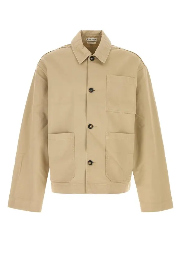 JW Anderson Cappuccino Cotton Jacket - Light Brown