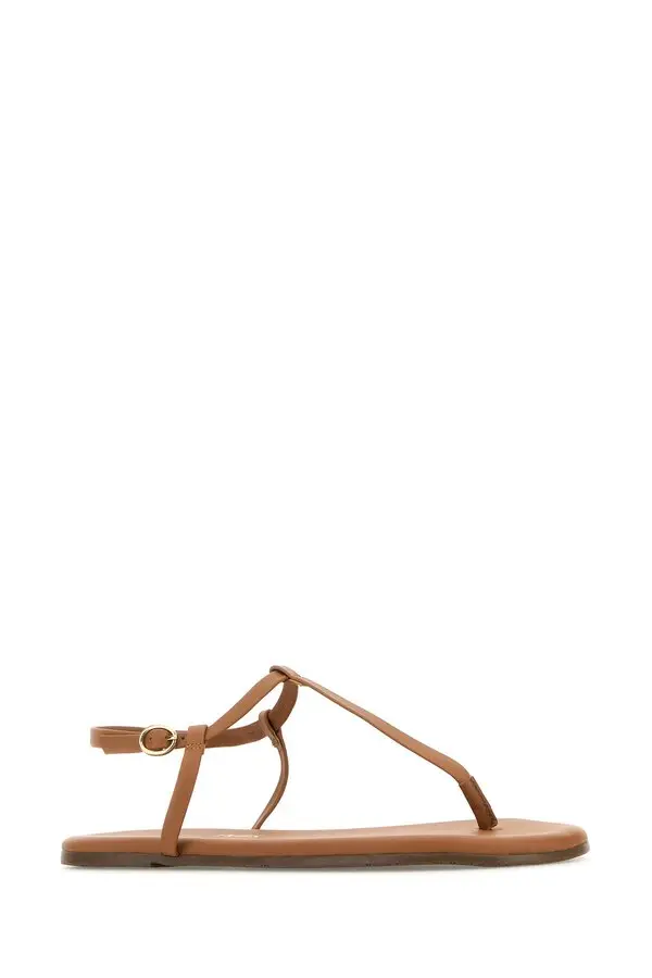 Tkees Camel Leather Mariana Thong Sandals