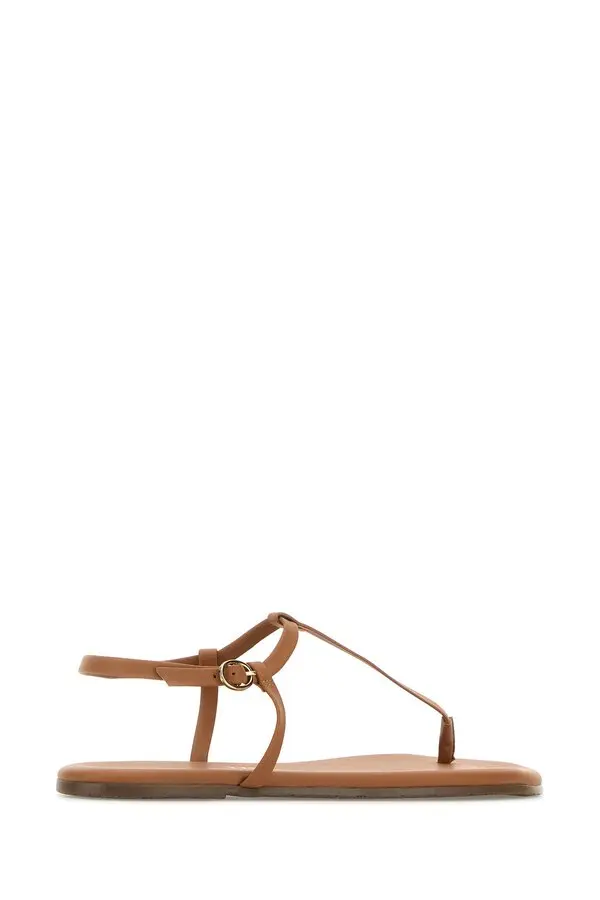 Tkees Camel Leather Mariana Thong Sandals