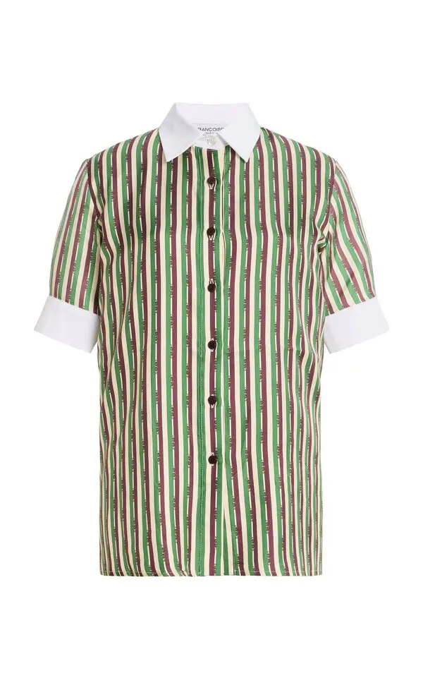Françoise Brooklyn Silk Shirt - Stripe