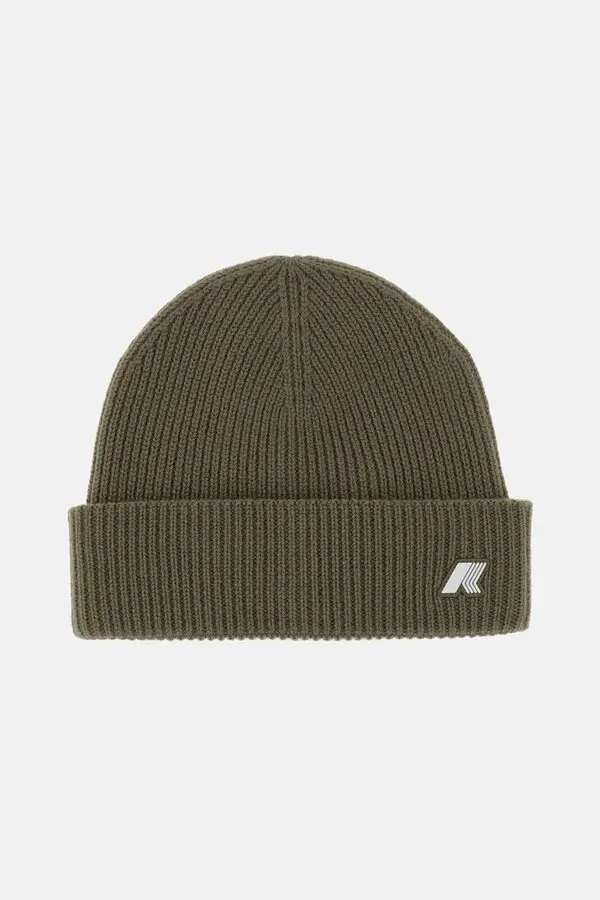 K-WAY Wool Beanie Brice Cardigan - Green
