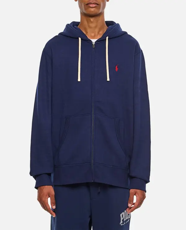Polo Ralph Lauren Zip-up Hoodie With Drawcord Hood