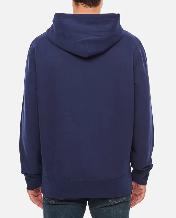 Polo Ralph Lauren Embroidered Logo Hoodie - Blu