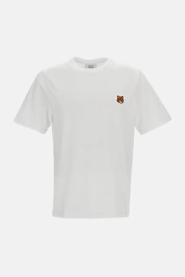 Maison Kitsuné Maglietta Regular Fox Head - Bianco