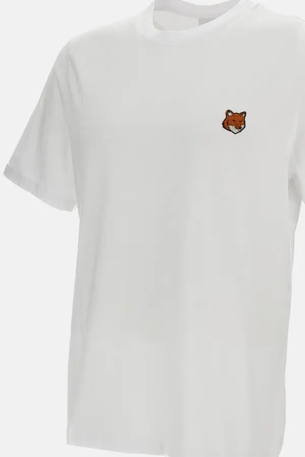 Maison Kitsuné Maglietta Regular Fox Head - Bianco