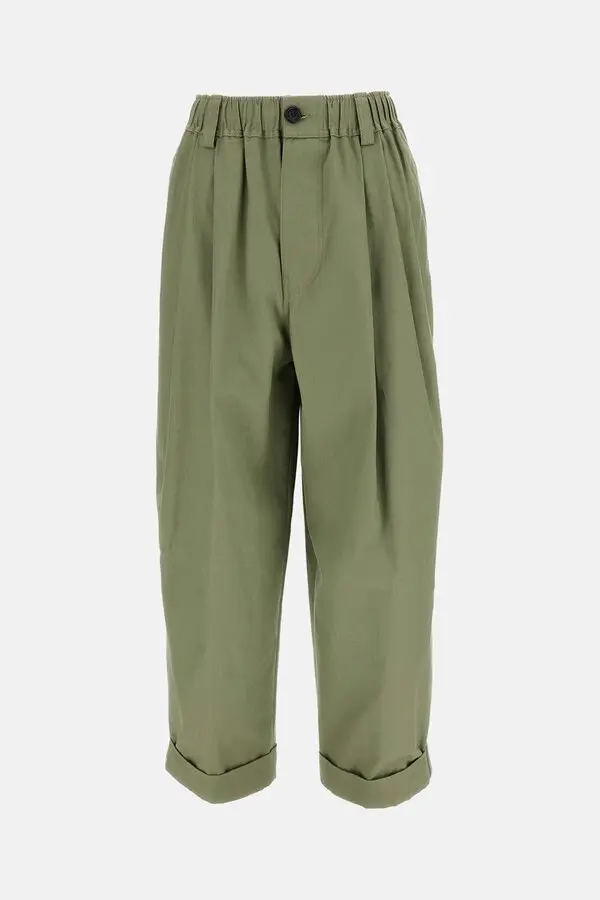 Marni Wide-leg Canvas Pants