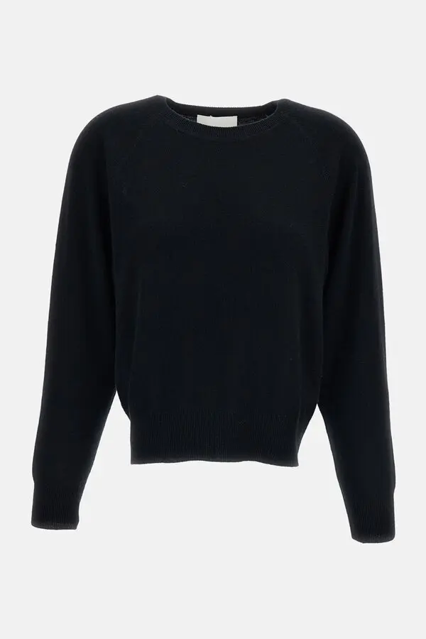 LISA YANG Cambrie Cashmere Sweater With Cut-out Back Detail - Nero