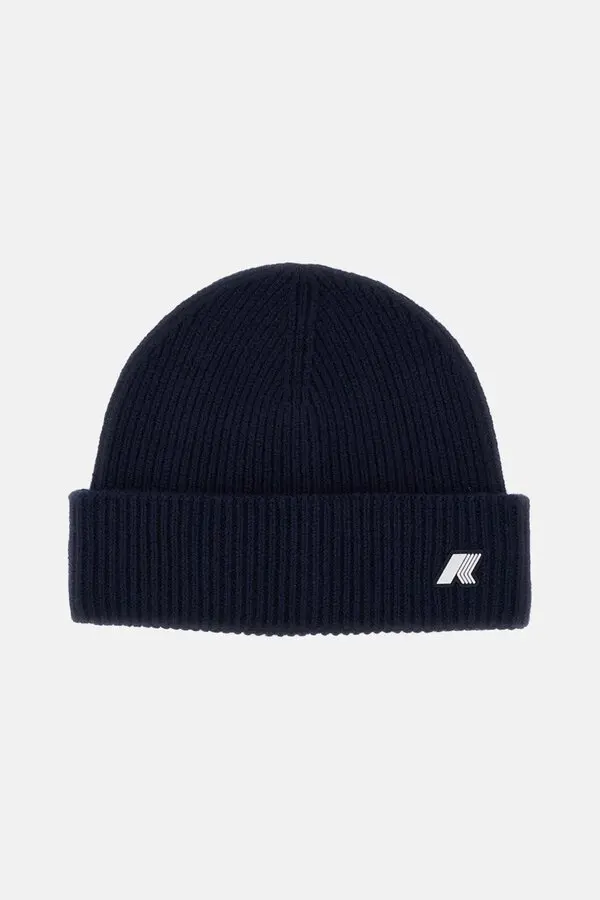 K-WAY Wool Beanie Brice Cardigan - Blue