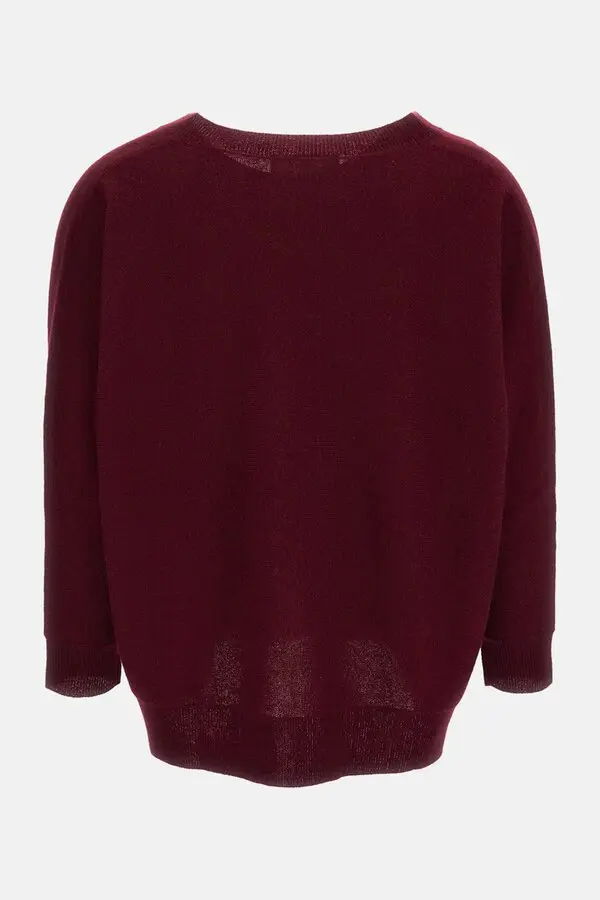 LISA YANG Kenny V-neck Cashmere Sweater - Rosso